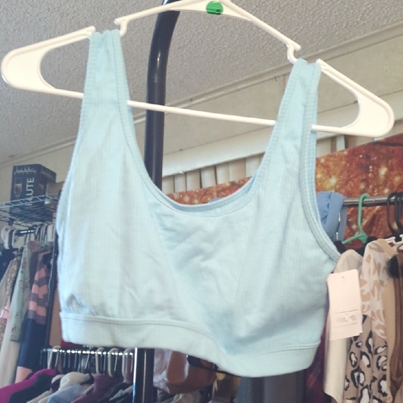 Auden | Intimates & Sleepwear | Auden Light Blue Sports Bra | Poshmark